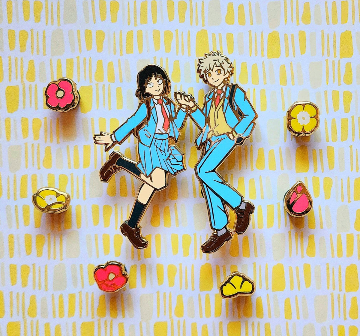 Skip & Loafer 3" Enamel Pin – Mintybytes
